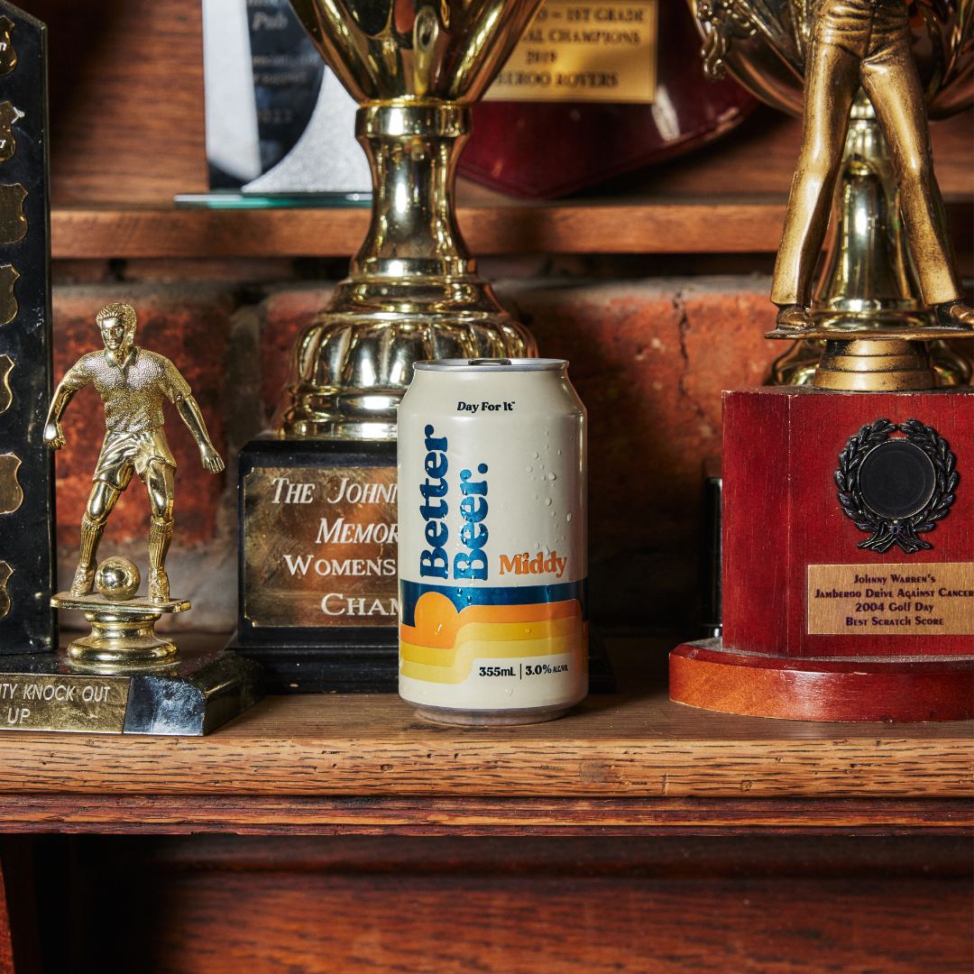 Better Beer Middy | Now available in 355mL cans