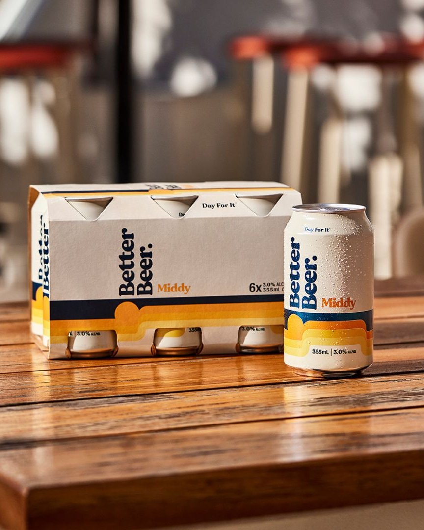 Better Beer Middy | Now available in 355mL cans